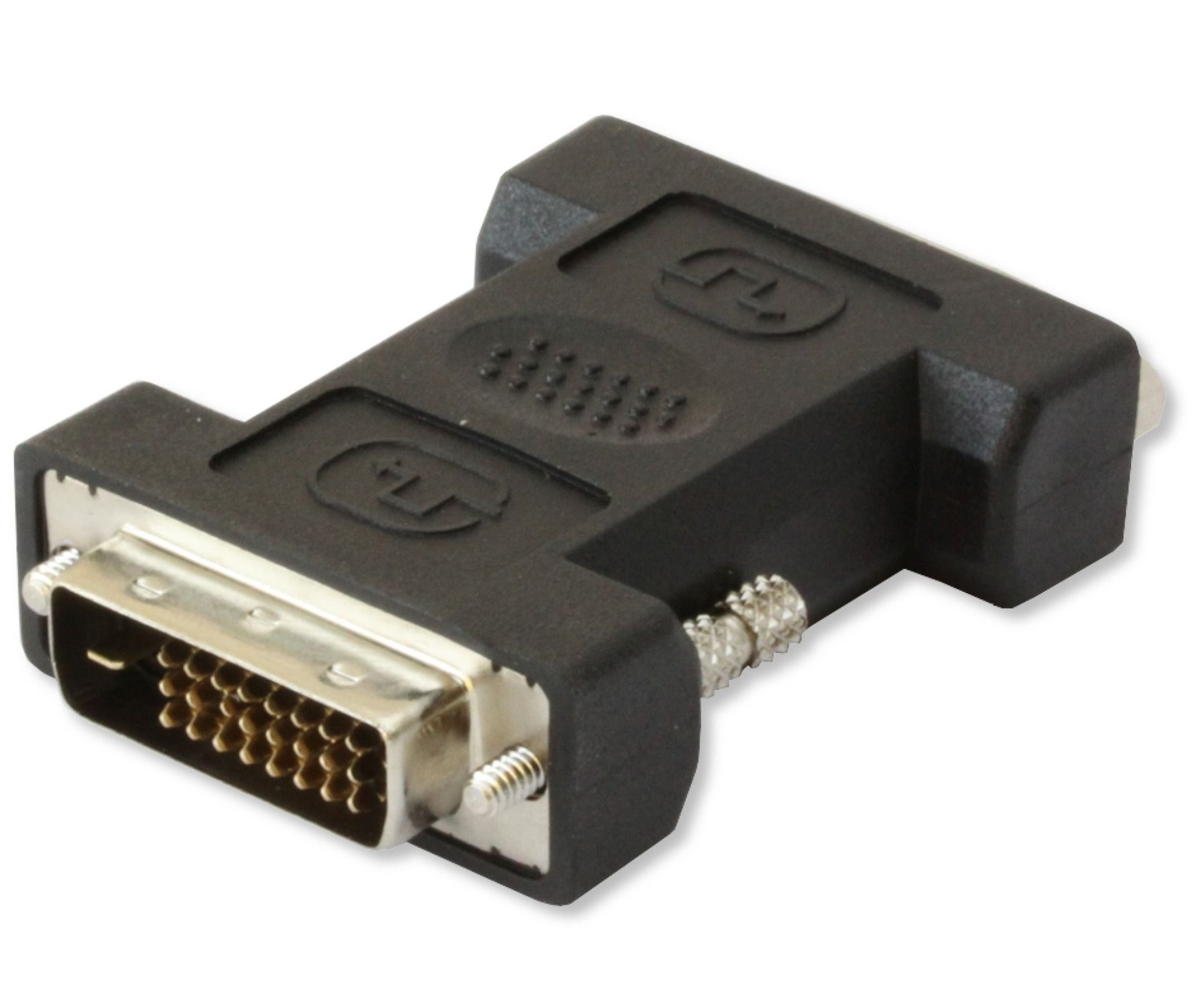 DVI-I to DVI-D Male Female Adapter | black | IADAP-DVI-9000