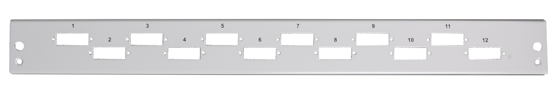 Front panel SC Duplex/LC Quad | grey | 12 | SC Duplex/LC Quad | VSB-FP ...